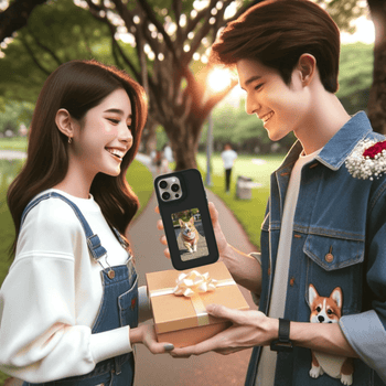 NFC E-Ink Screen DIY Phone Case – NFC Cases